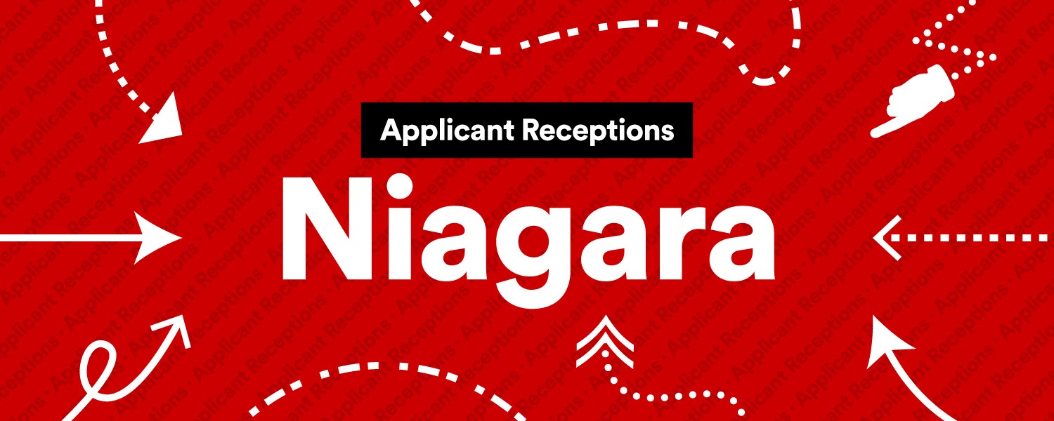 Join us for an Applicant Reception in Niagara – Discover Brock University